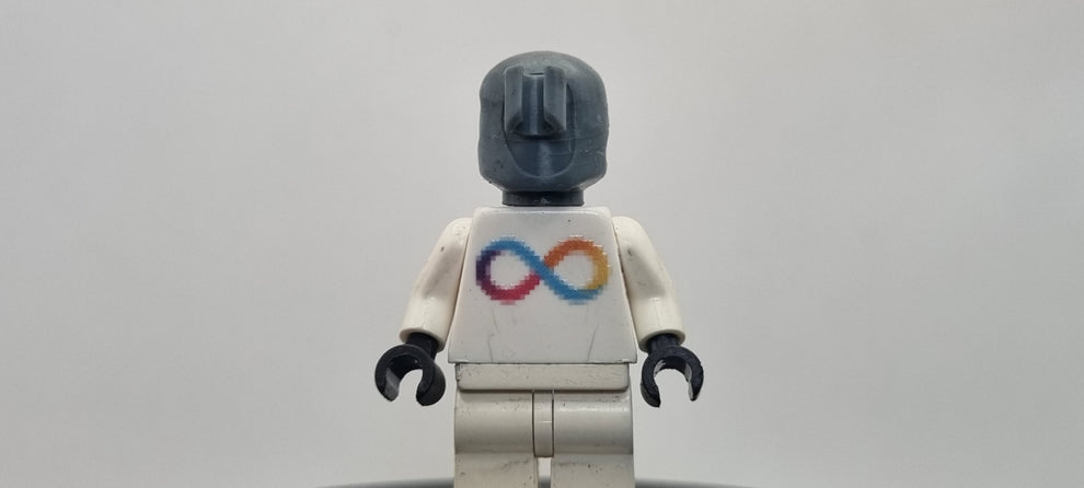 Building toy custom 3D printed super hero arachnid villain with black ...