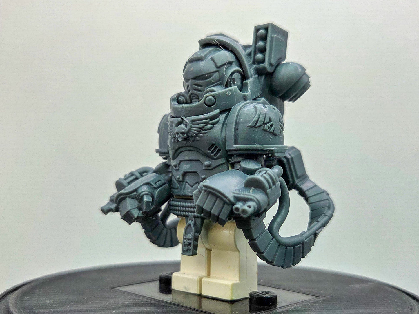 Custom 3D printed space warrior heavy armor suit! – Limitless Minifigures