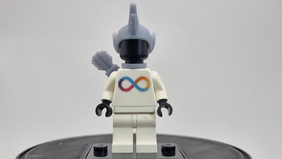 Building toy custom 3D printed classic style mohawk super hero ...